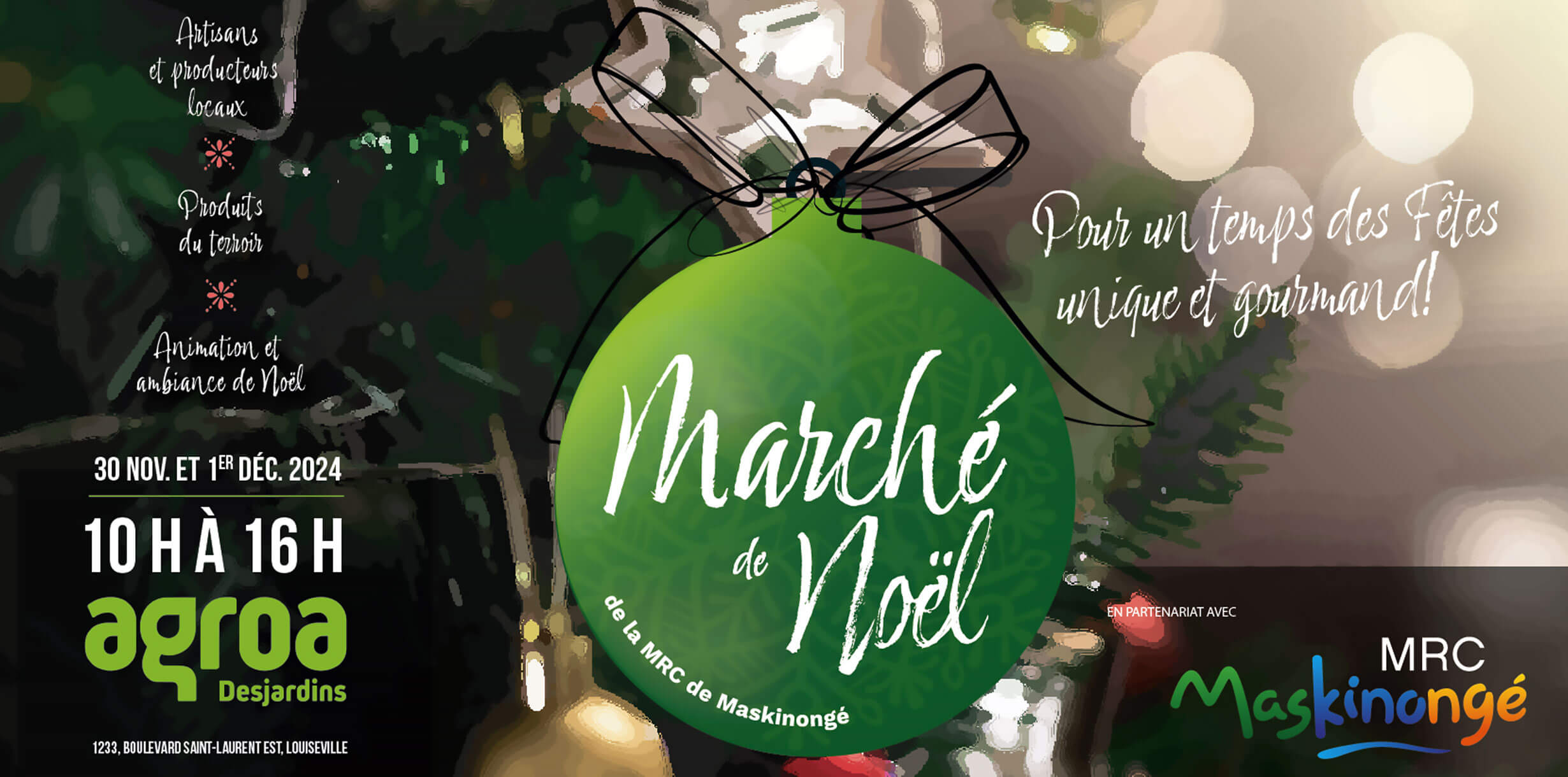Quatrième édition du Marché de Noël de la MRC de Maskinongé | MRC de ...